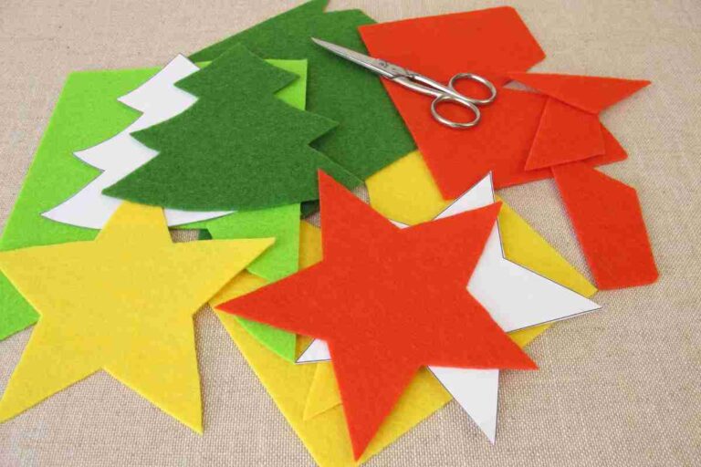 Portaposate natalizio in feltro fai da te, idee e tutorial | DesignMag