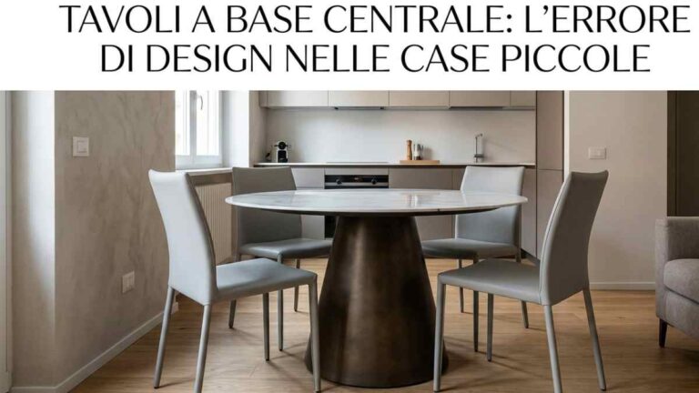 L'errore di design di alcuni tavoli moderni: ecco perchè stanno ...